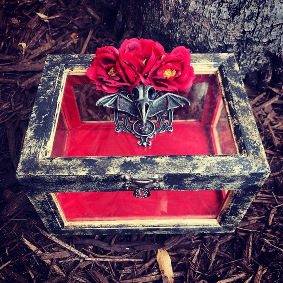 Other | Handmade Goth Glass Display Box | Poshmark